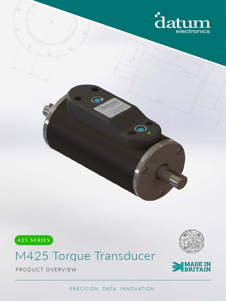 Datum M425 Product Overview v2.3 | PDF | Rotation | Torque