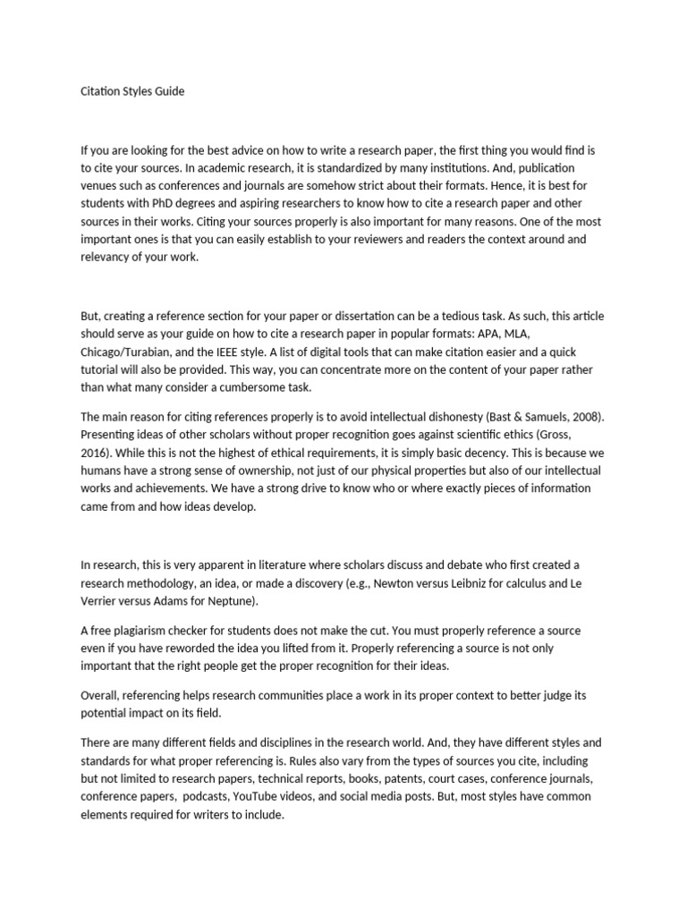 Citation Styles-WPS Office | PDF | Citation | Academic Publishing