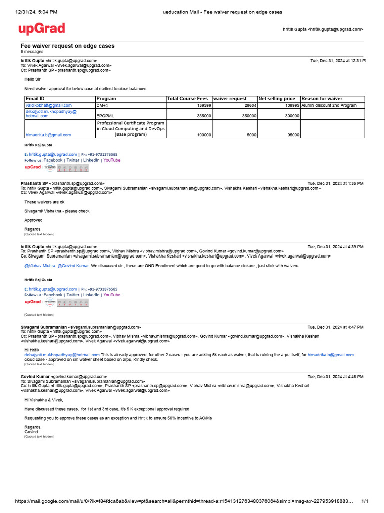 Fee Waiver Approval Requests | PDF | Computing | Websites