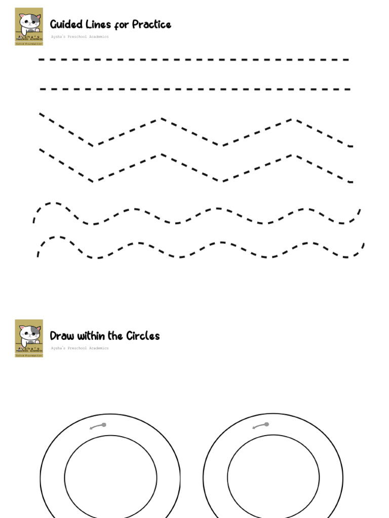 Preschool Drawing Practice Guidelines | PDF