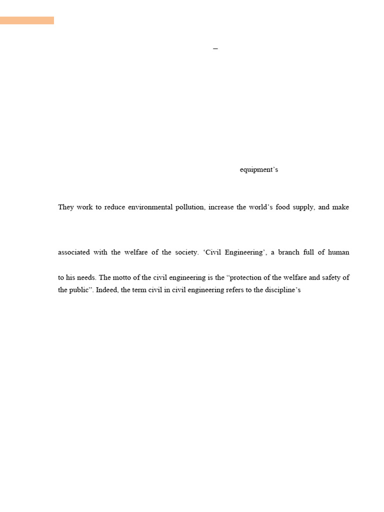 Module-1 - Elements of Civil Engineering | PDF | Infrastructure | Transport