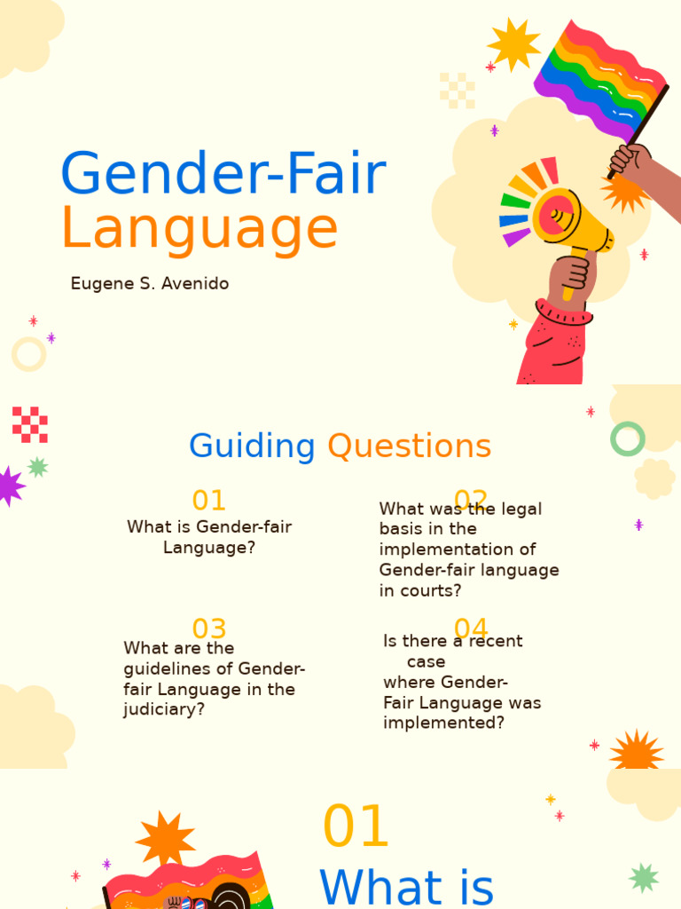 Gender-Fair Language in Judiciary | PDF | Gender | Gender Studies