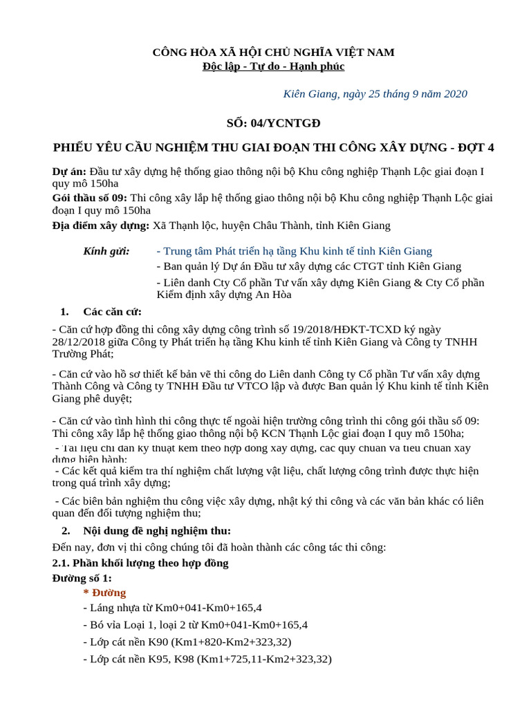 01 Dot 2 Thanhloc - Theo Hopdong-Ok | PDF