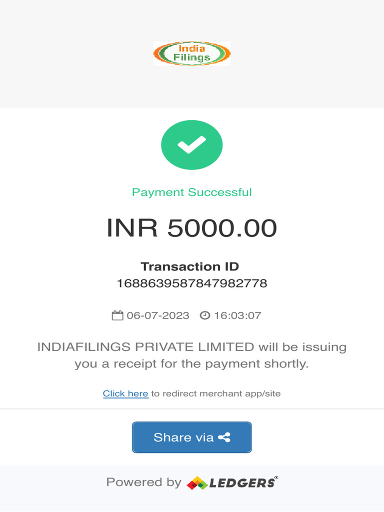 Payment Success | PDF