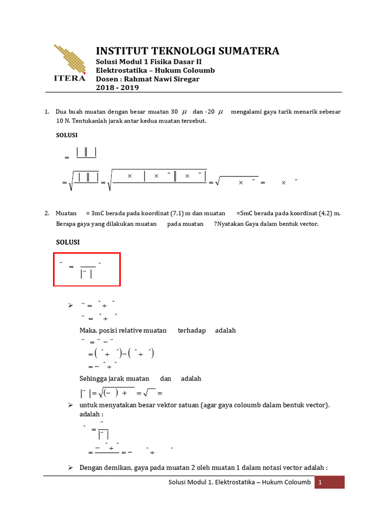 SOLUSI Modul 1 final | PDF