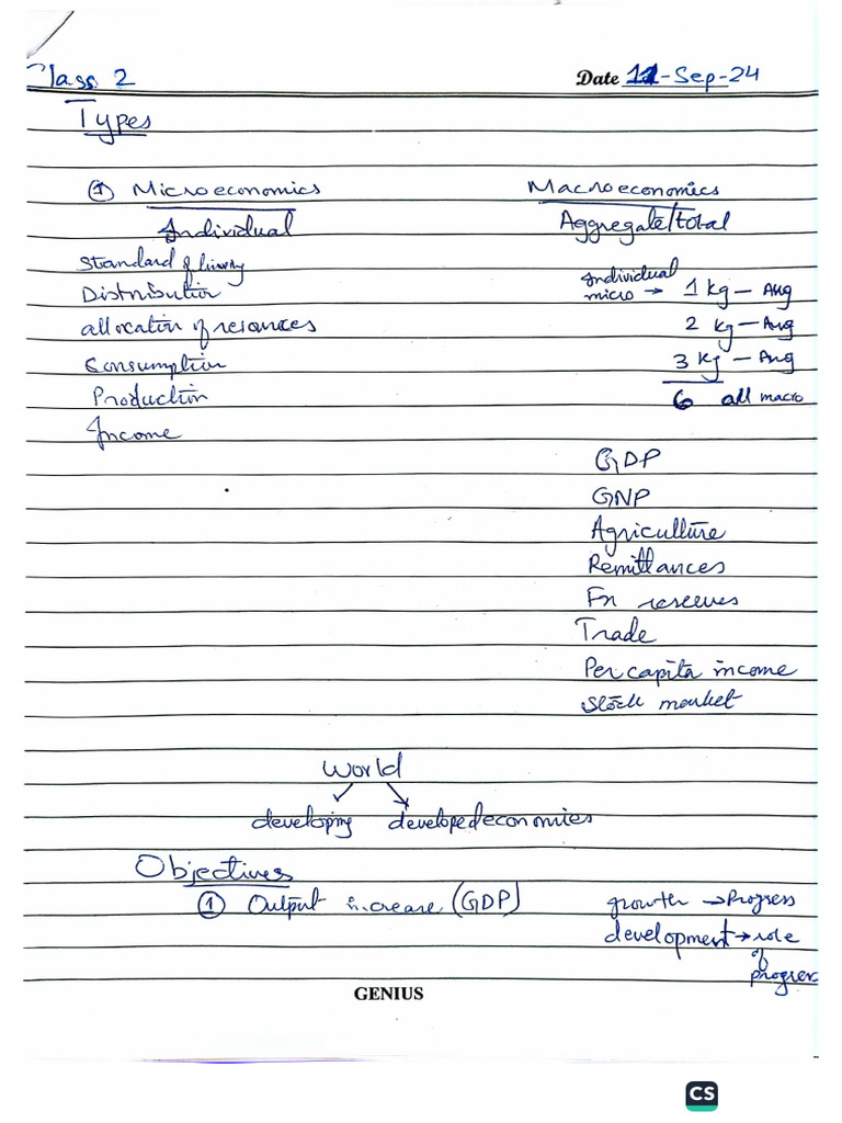 Macro Class Notes | PDF