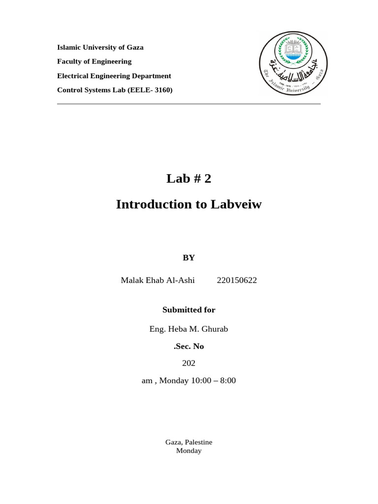 Lab2 Control | PDF