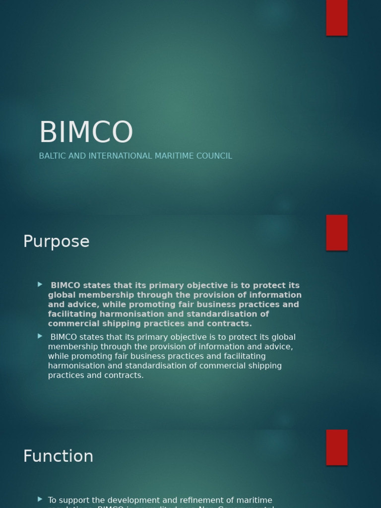 BIMCO | PDF