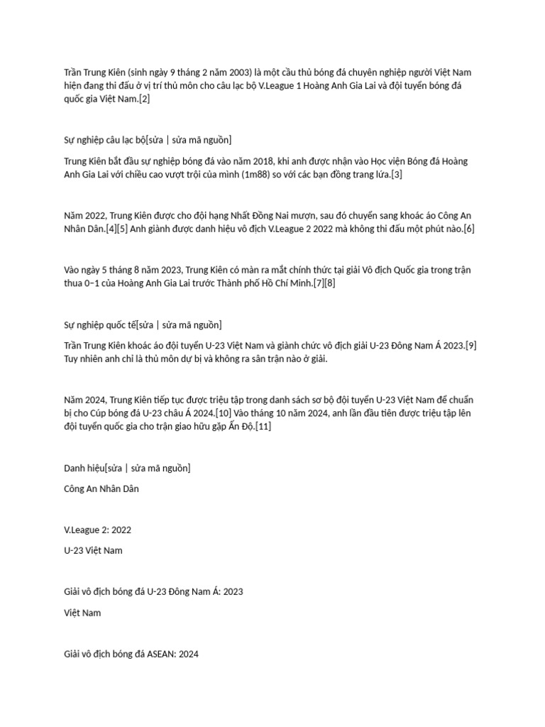 Trần Trung Kiên | PDF