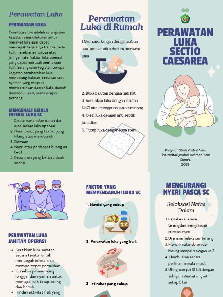 Perawatan Luka Sectio Caesarea | PDF