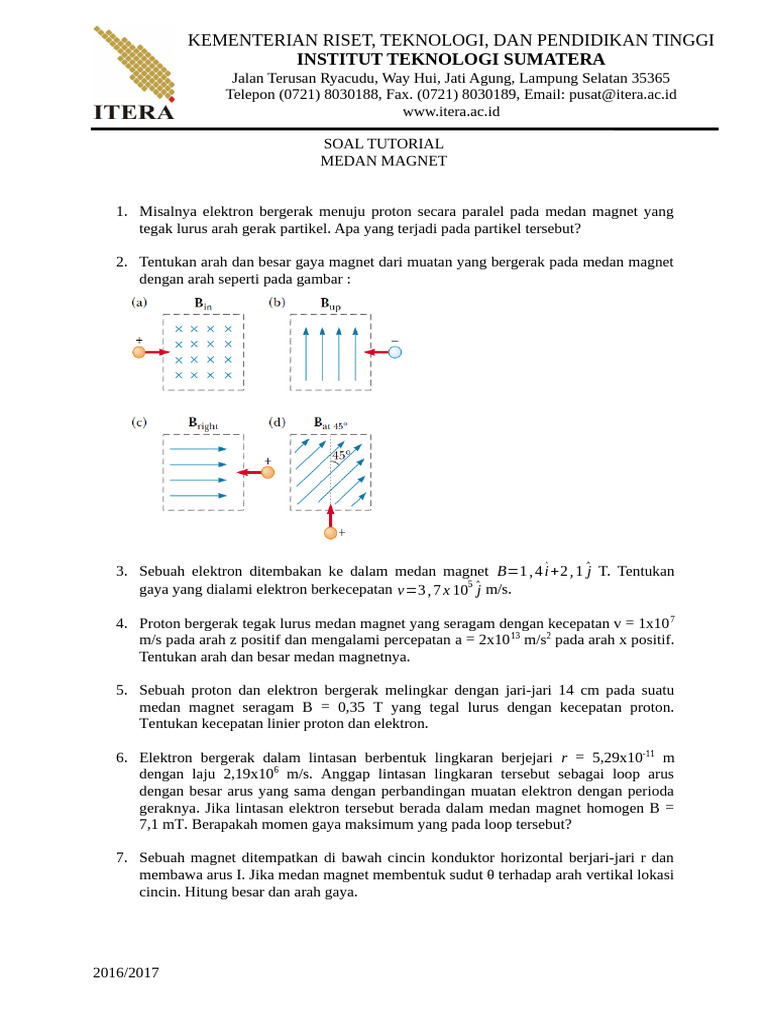 Contoh Soal Medan Magnet | PDF