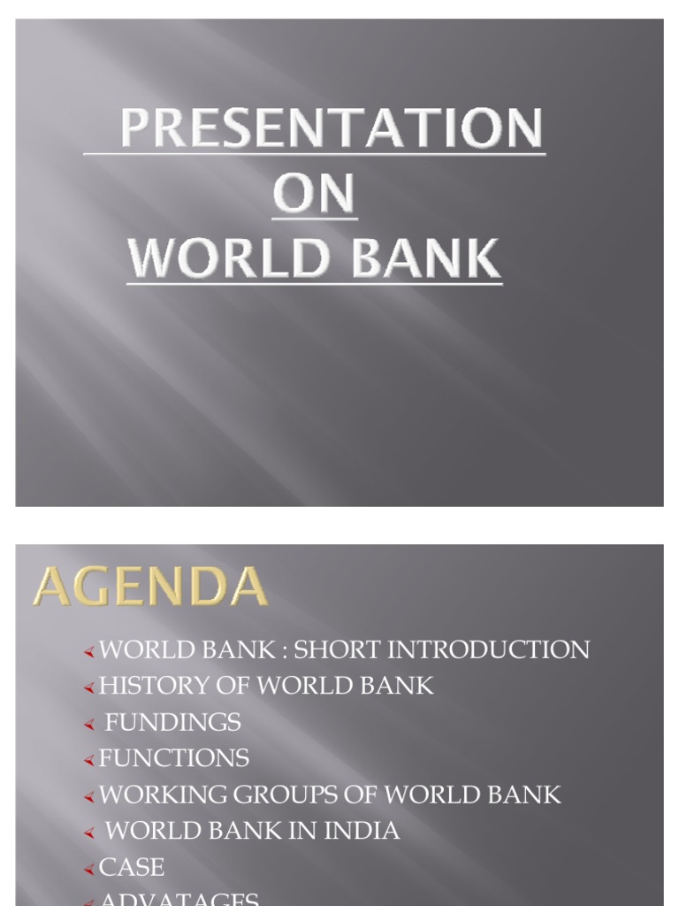 World Bank | PDF | World Bank | International Development Association