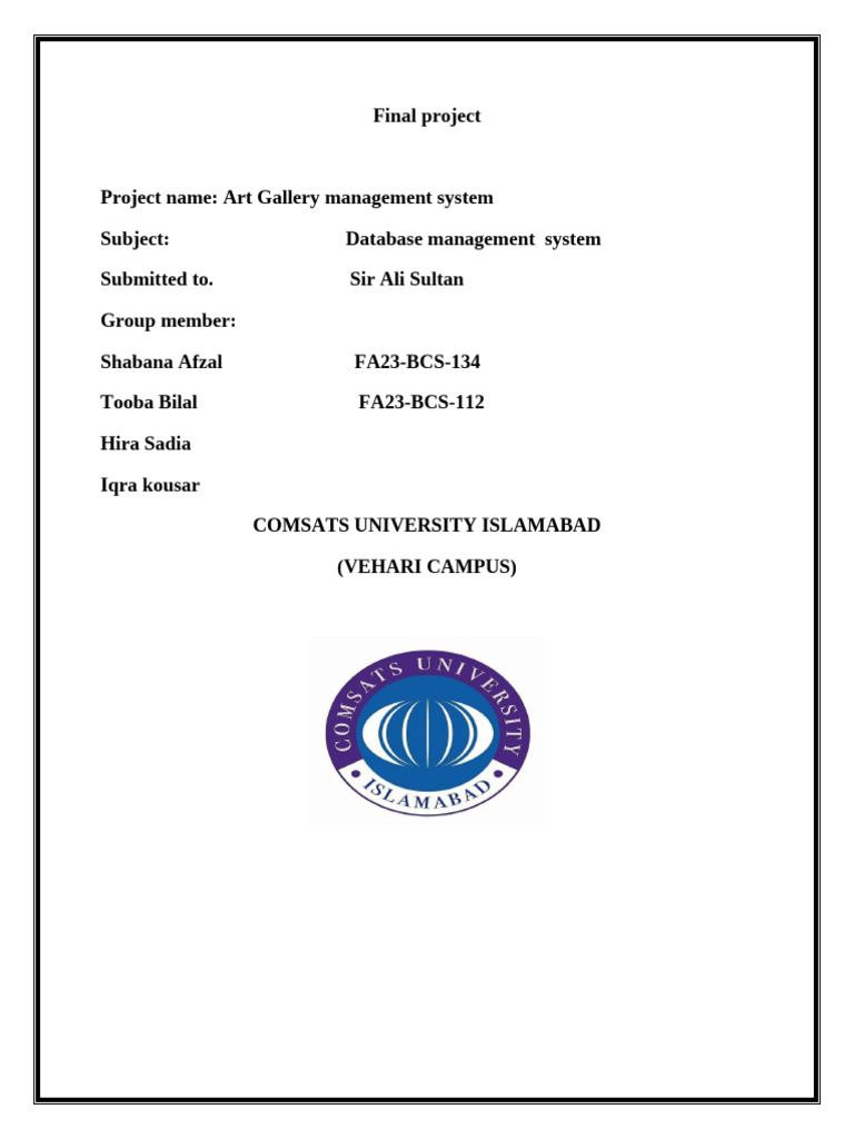 Final Project (Database) | PDF