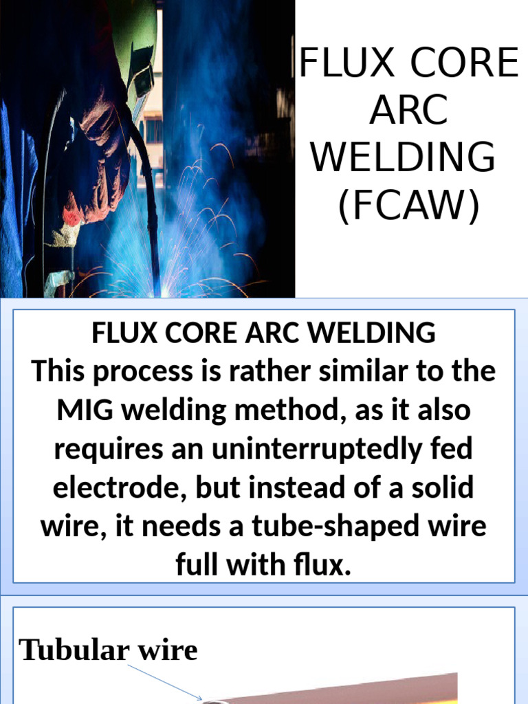Flux Core Arc Welding | PDF
