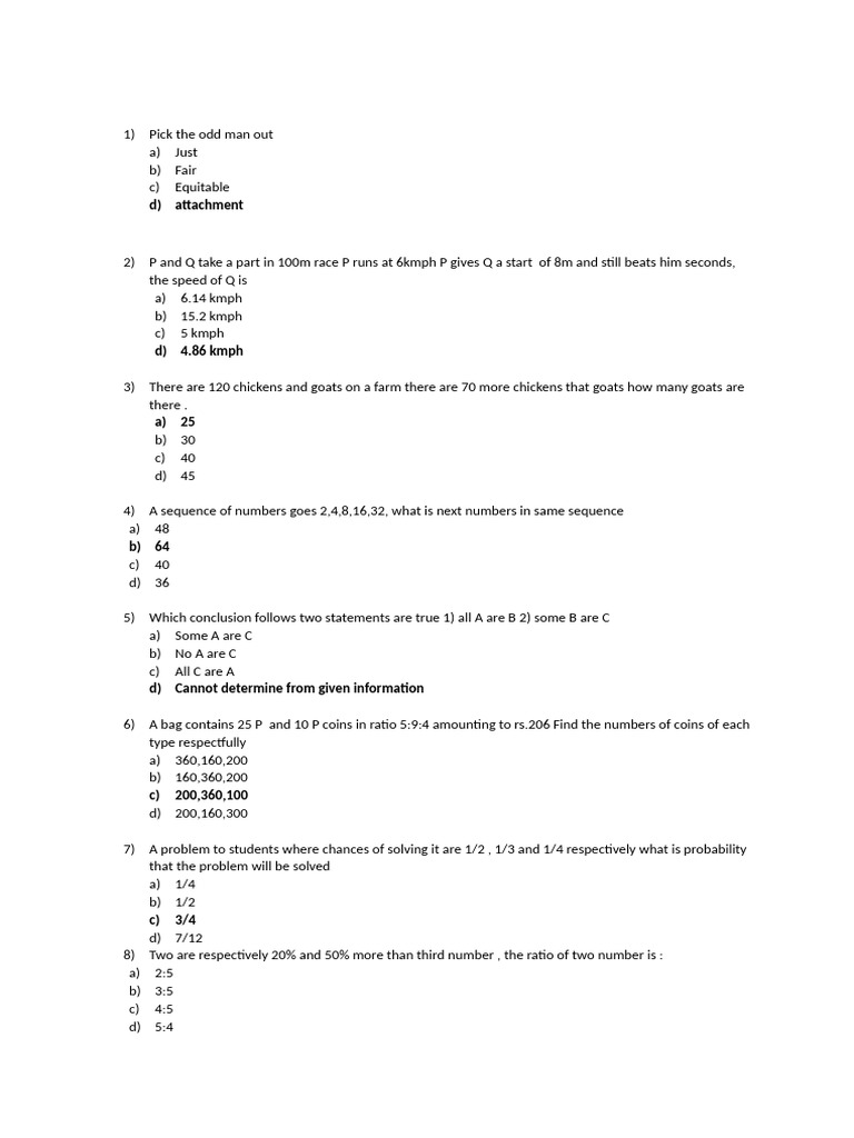 Questionary | PDF | Odds | Flooring