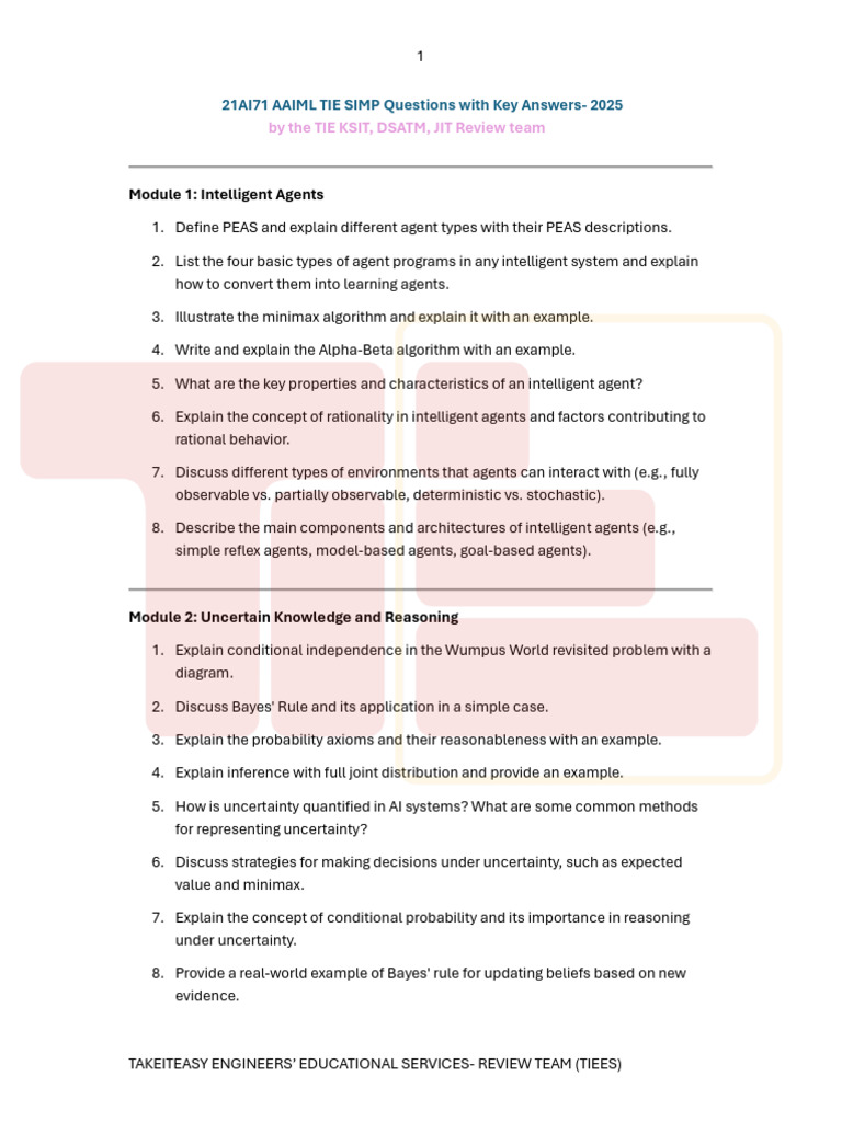 21ai71 Simp Tie (1) - 250107 - 124440 | PDF | Cluster Analysis | Artificial Neural Network