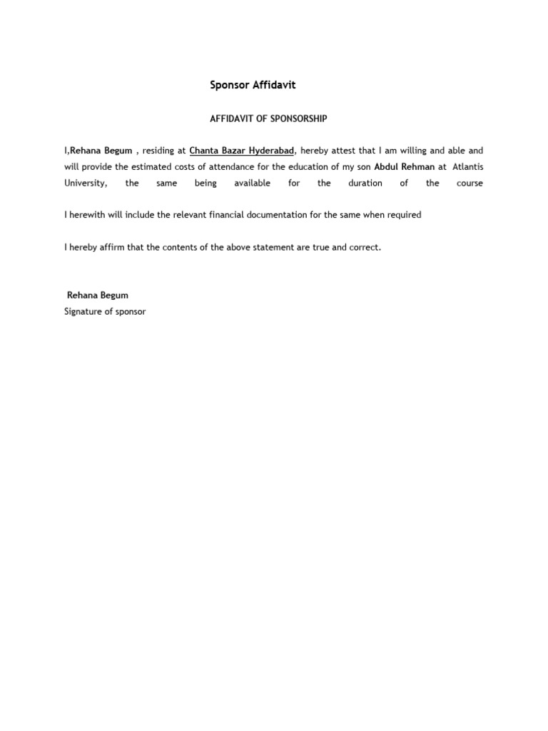 Sample Sponsor Letter_AU (1) | PDF