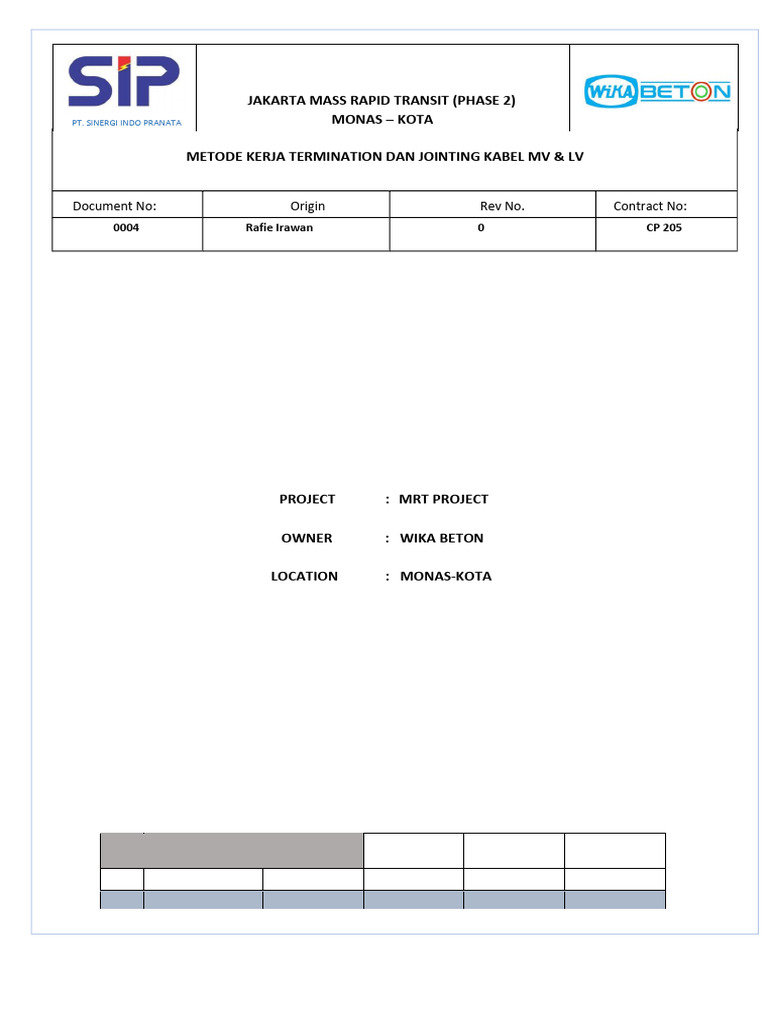 4-Metode Kerja Terminator & Jointing Pada Kabel MV Dan LV | PDF