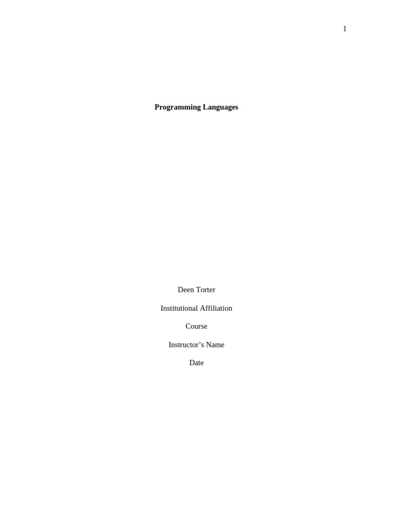 Programming Languages | PDF | Computer Programming | Assembly Language Programming Languages | PDF | Computer Programming | Assembly Language