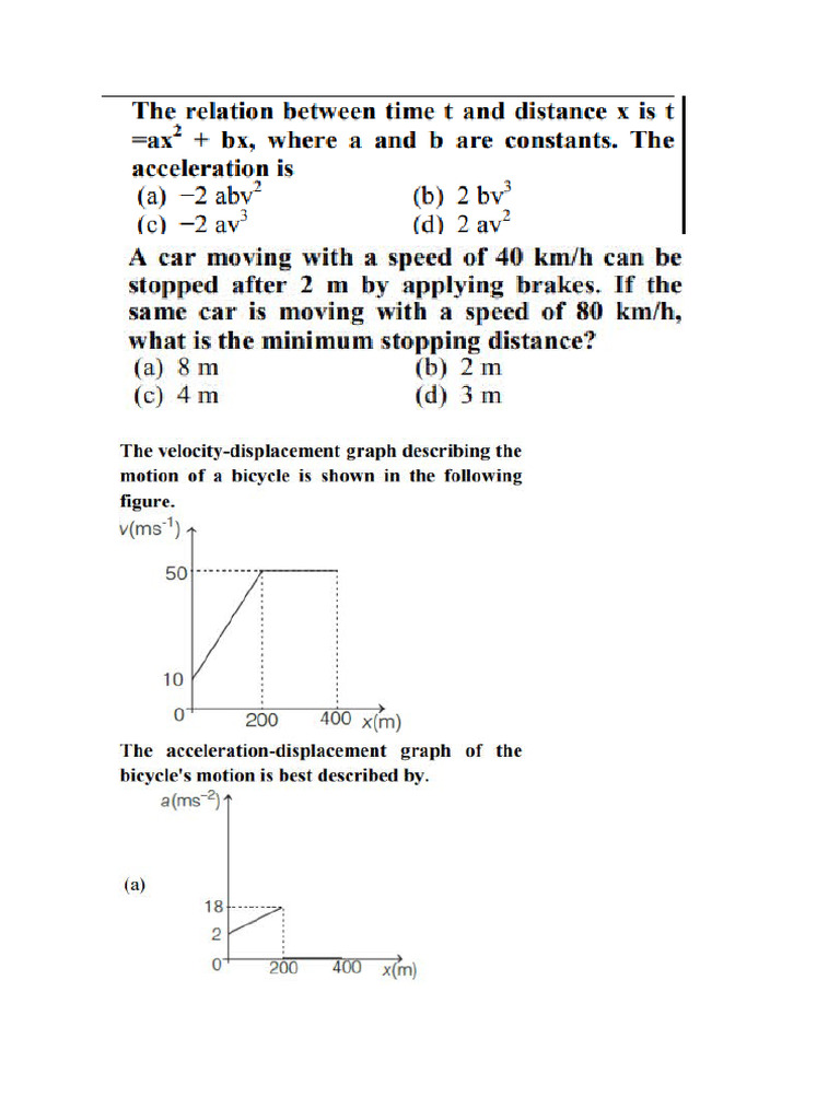 Chapter 2 Phy Class 11 | PDF