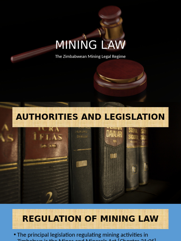 Zimbabwe Mining Law Overview | PDF | Mineral Rights | Occupational ...