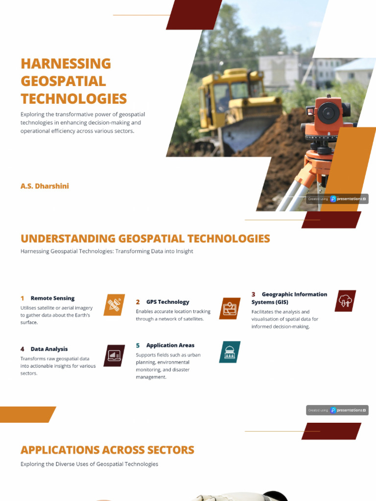 Geospatial Technologies | PDF