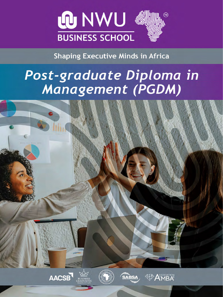 NWU Postgraduate Diploma in Management | PDF | Master Of Business ...