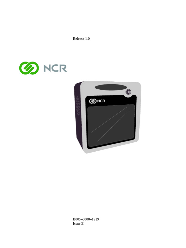User Guide: NCR Realpos™ Single Window Scanner (7884) | PDF | Universal ...