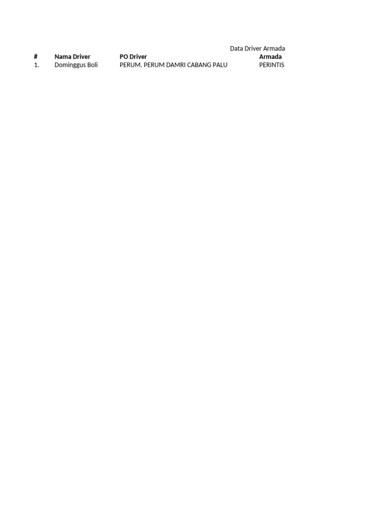 Data Driver Armada | PDF