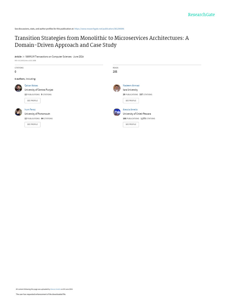 Monolithic to Microservices Transition Guide | PDF | Service Oriented Architecture | Software ...