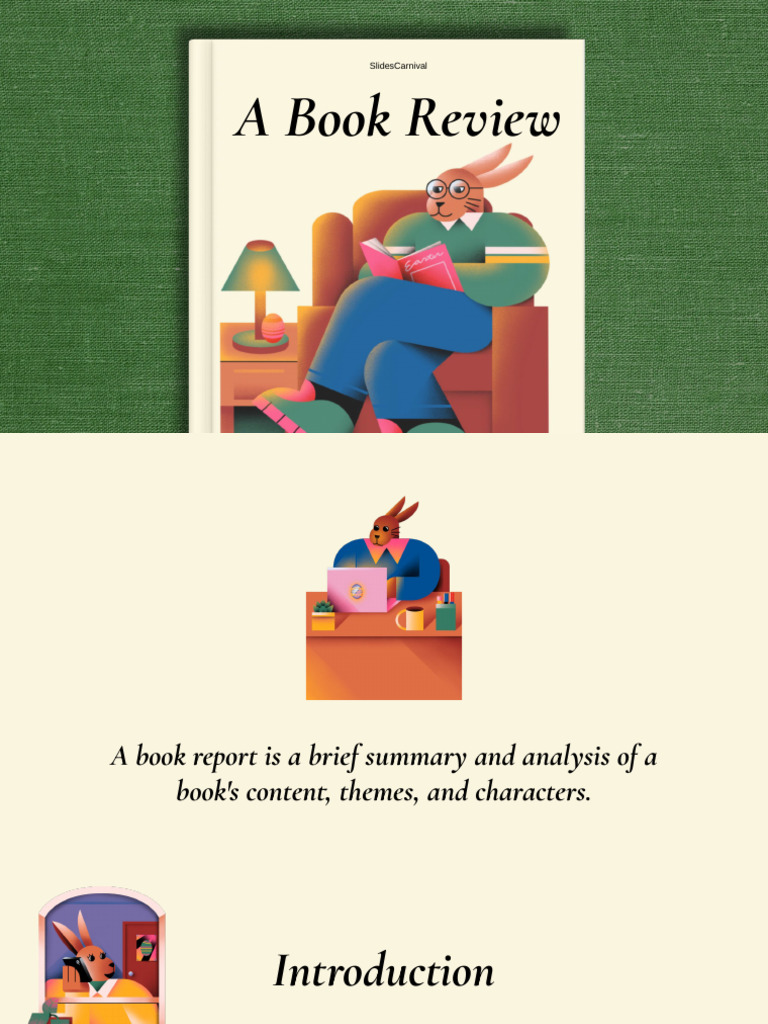 Illustrated Book Review Slides | PDF