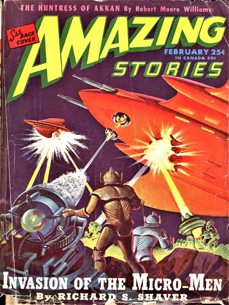 Richard S Shaver - MM2 - Invasion of The Micro Men (Amazing-Stories ...