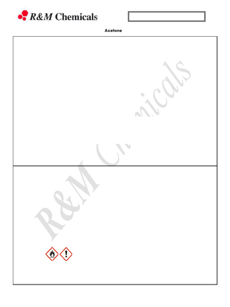Acetone CP - BM | PDF