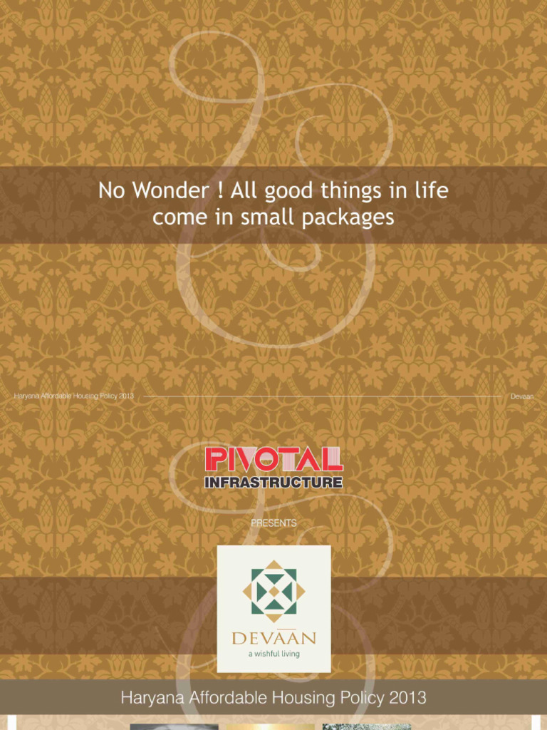 Pivotal-Devaan-Sizes of Flats and Prospectus | PDF