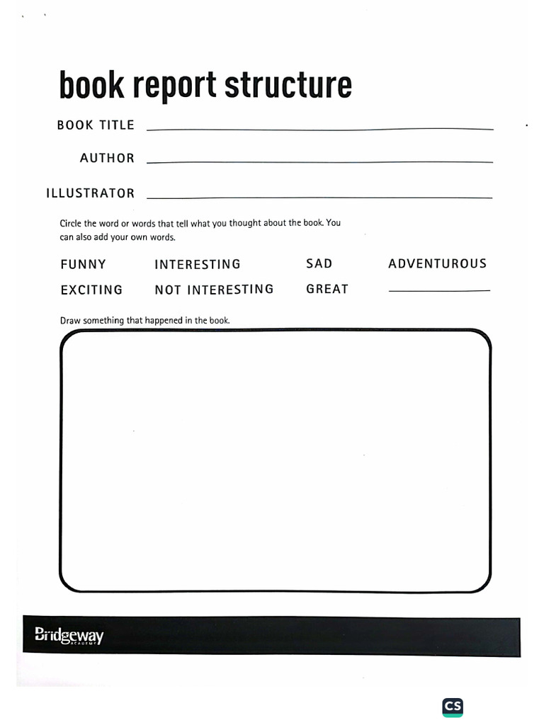 Sample Book-Report-Structure | PDF