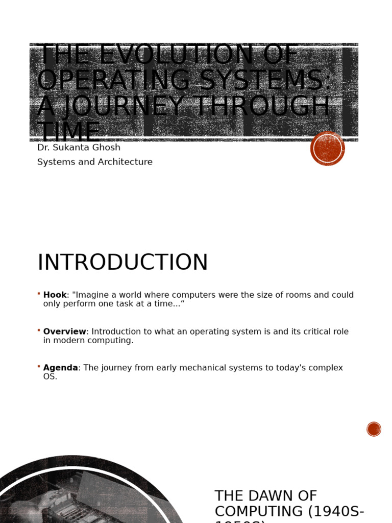 Evolution of Operating Systems | PDF | Operating System | Graphical ...