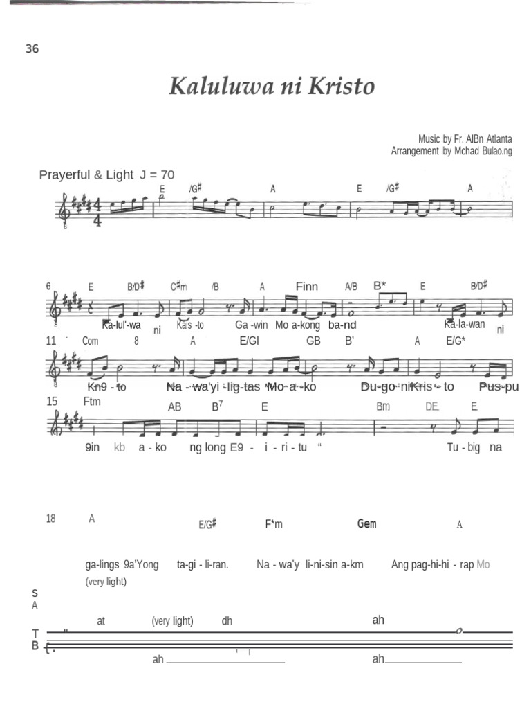 Kaluluwa Ni Kristo | PDF