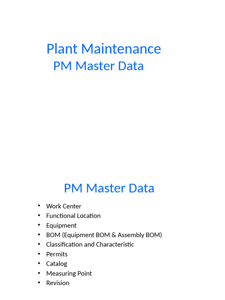 Vishal Pm Master Data Pdf Hierarchy