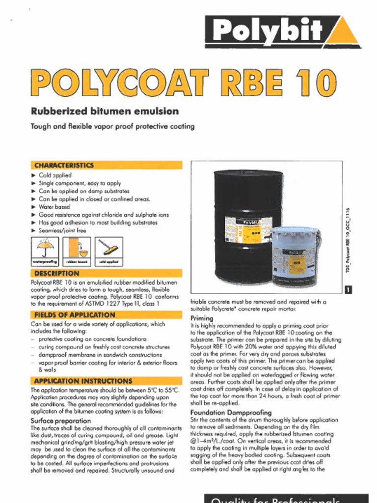 Polycoat RBE 10 | PDF