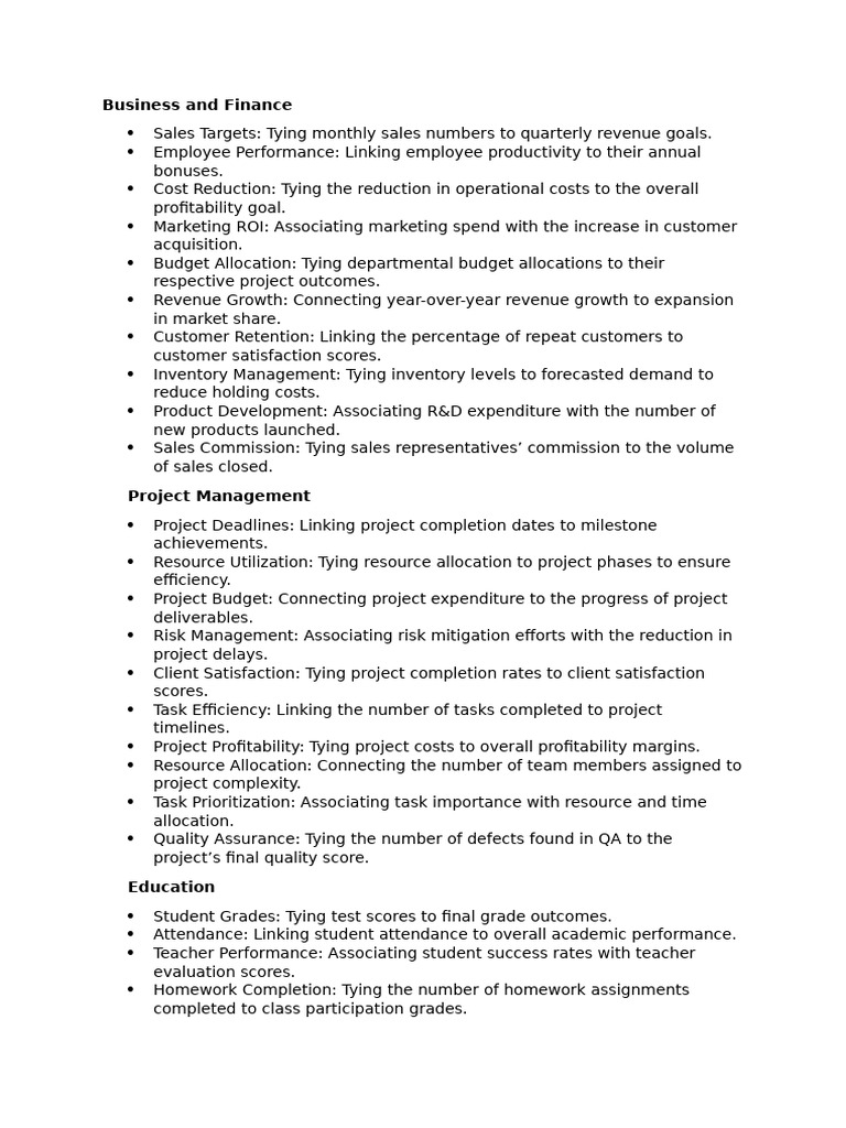 Examples of Tying The Numbers | PDF | Patient | Preventive Healthcare