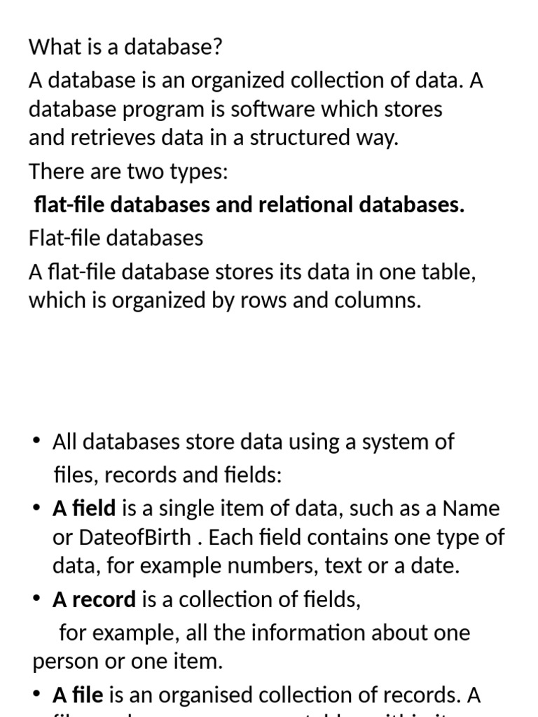 Microsoft Access | PDF