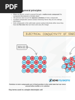 Electrolysis - Chemistry IGCSE Notes | PDF | Ion | Anode