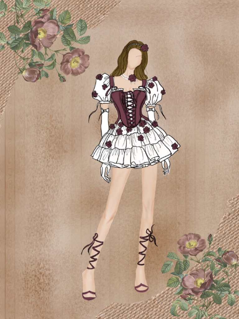 Brown Vintage Empty Scrapbook Paper A4 Document | PDF