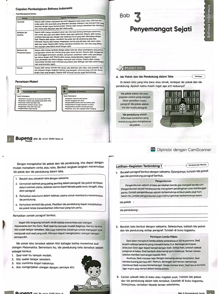 Bindo kls 3 bab 3 | PDF