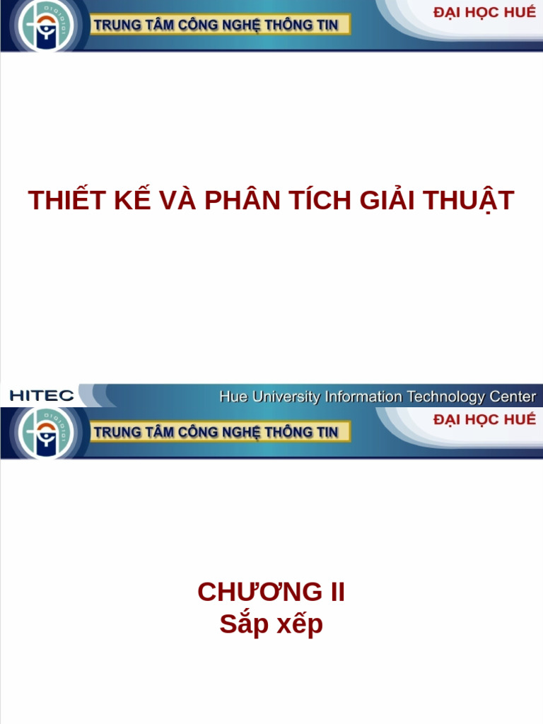 Thiet Ke Phan Tich Giai Thuat C2 | PDF