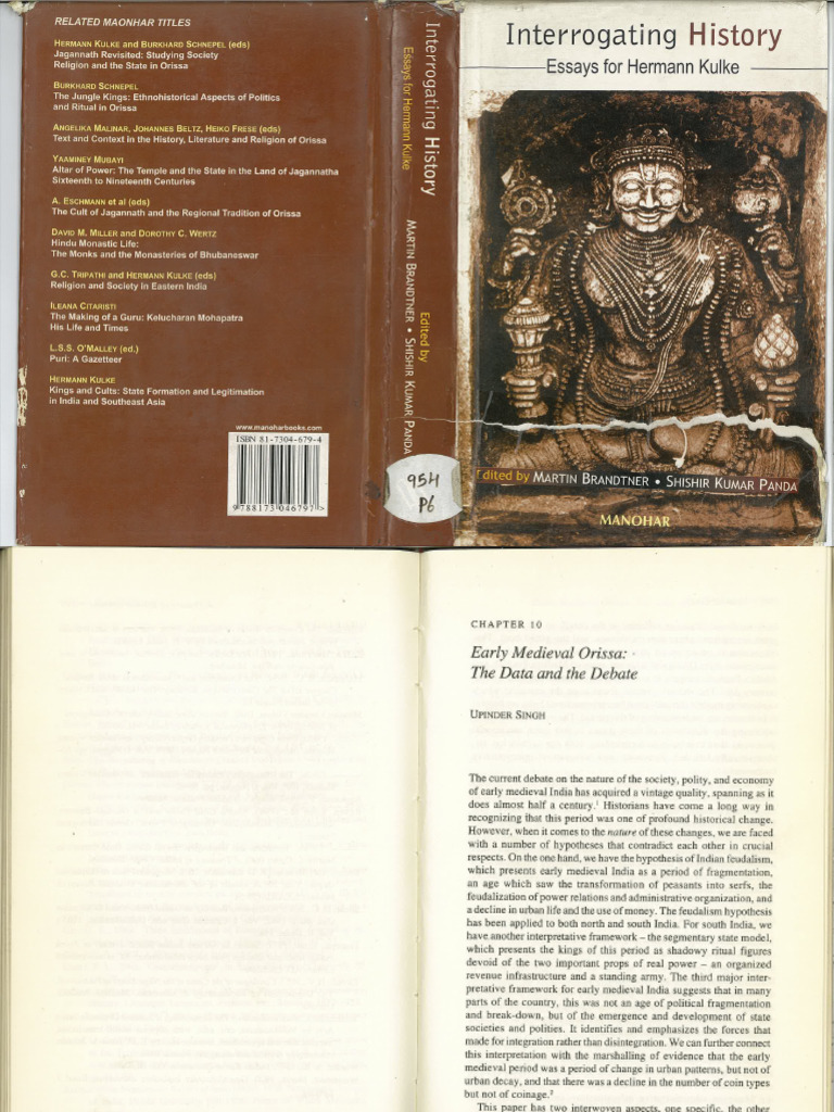 Upinder Singh - Early Medieval Orissa | PDF