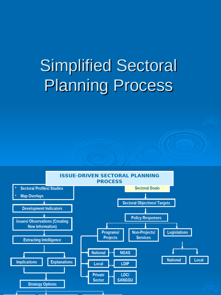 Session 3 - Vision - & Issue - Driven Sectoral Planning PR | PDF