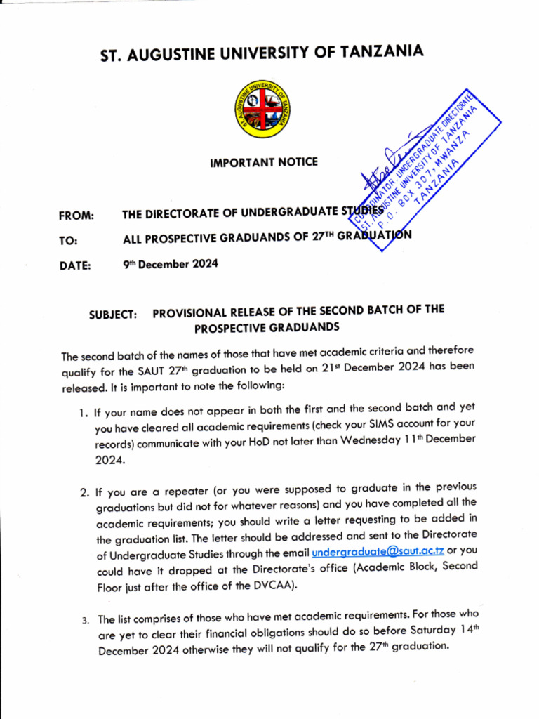 Graduands Batch 2.. | PDF