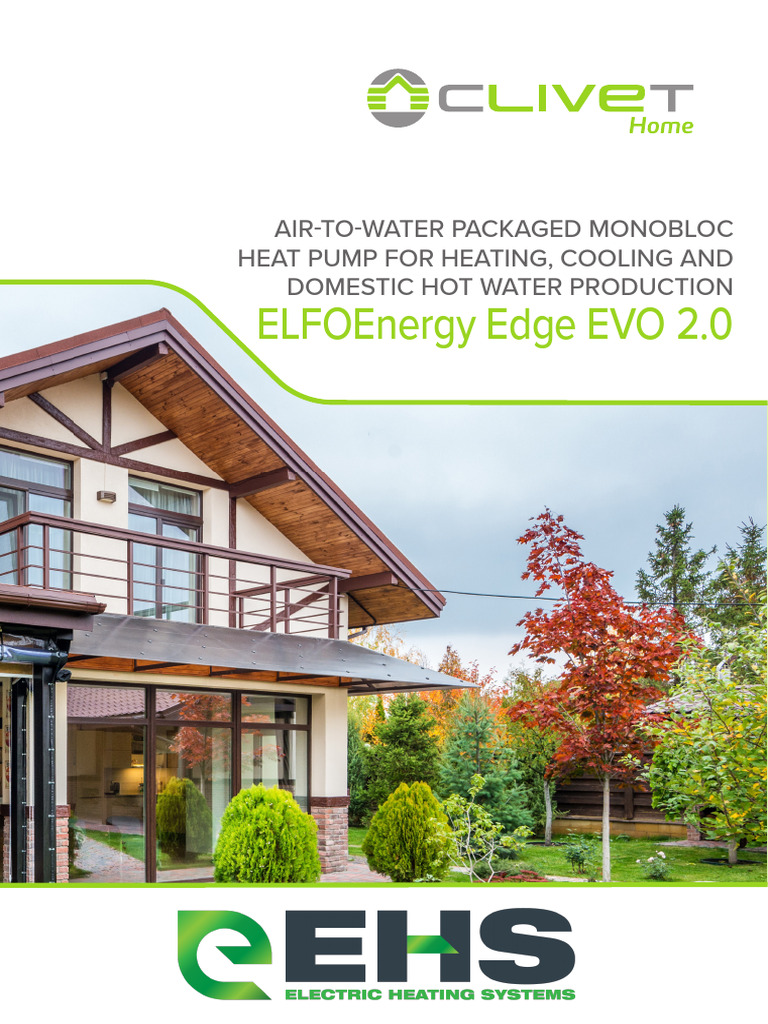 Fisa tehnica Clivet EDGE EVO EXC 2.1-22632- | PDF | Air Conditioning | Heat Transfer