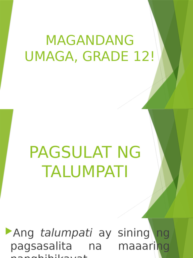 6.-Pagsulat-Ng-Talumpati 4 | PDF